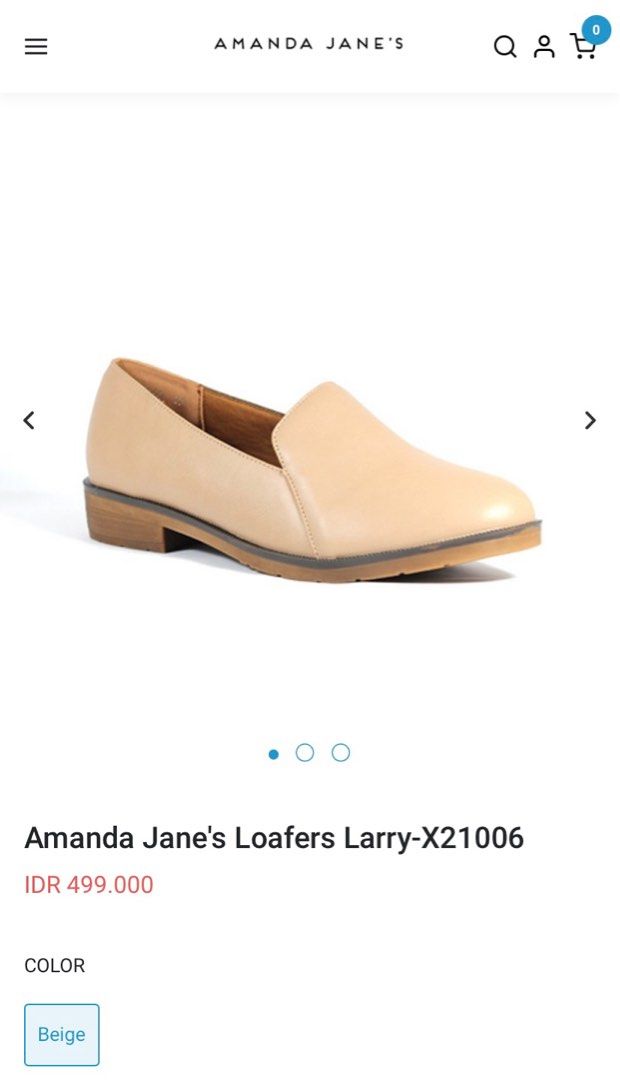 Amanda Jane's Loafers Larry-X21006/sepatu wanita/sepatu kerja, Fesyen Wanita, Sepatu di Carousell