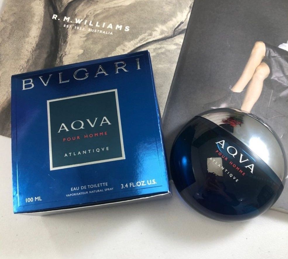 Aqva Pour Homme Atlantiqve 100ml by BVLGARI Original Tester Eropa (NEW ...