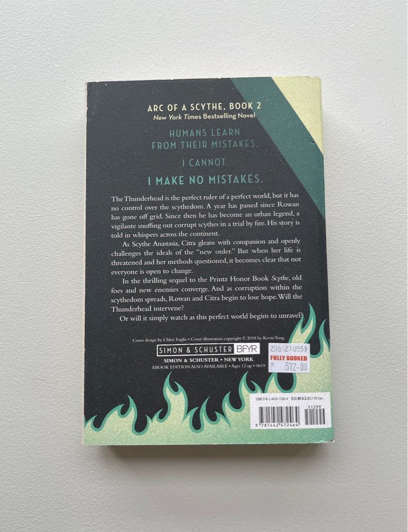 Arc of a Scythe: Scythe & Thunderhead, Hobbies & Toys, Books ...