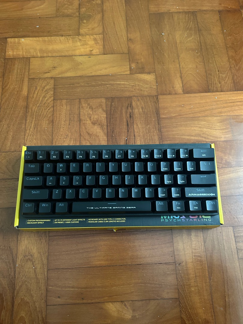 Armageddon MKA-61C mechanical keyboard, Computers & Tech, Parts ...