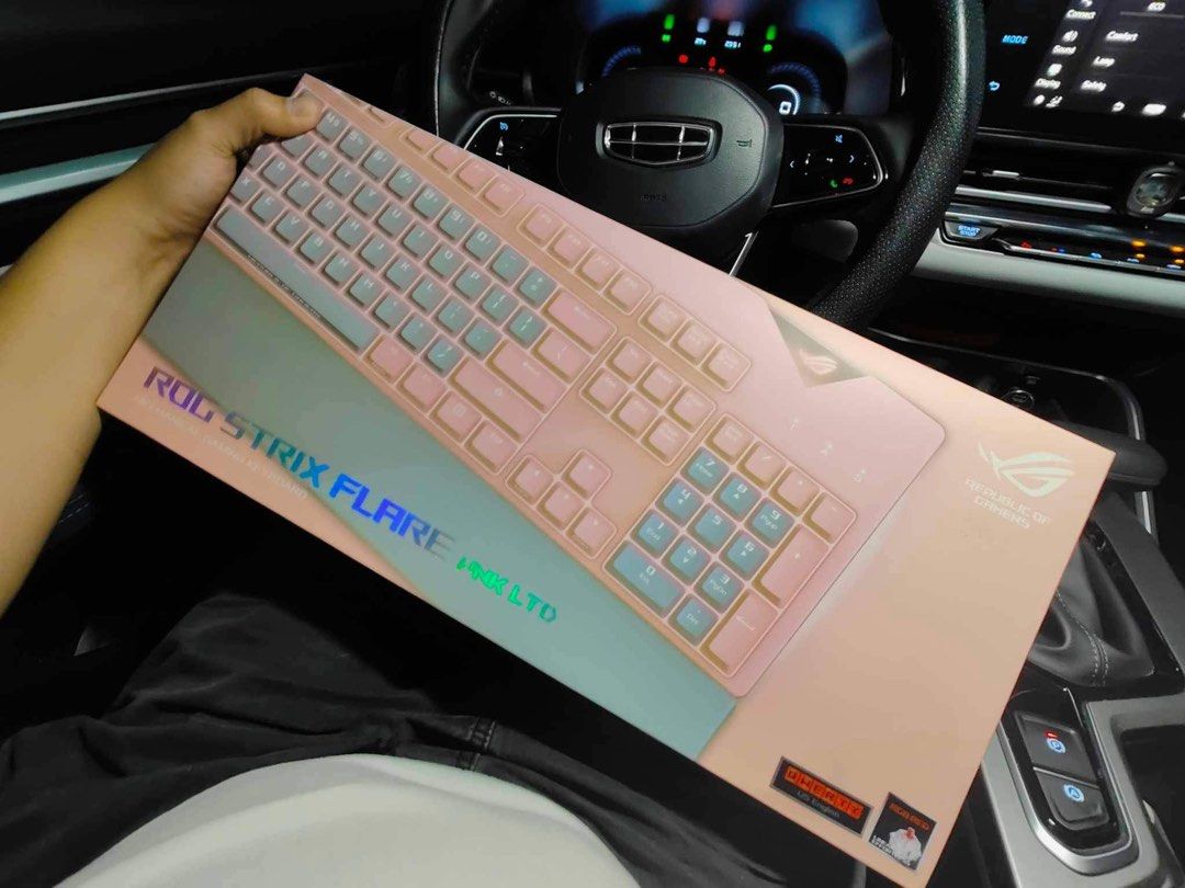 Asus ROG Strix Flare pink limited edition on Carousell