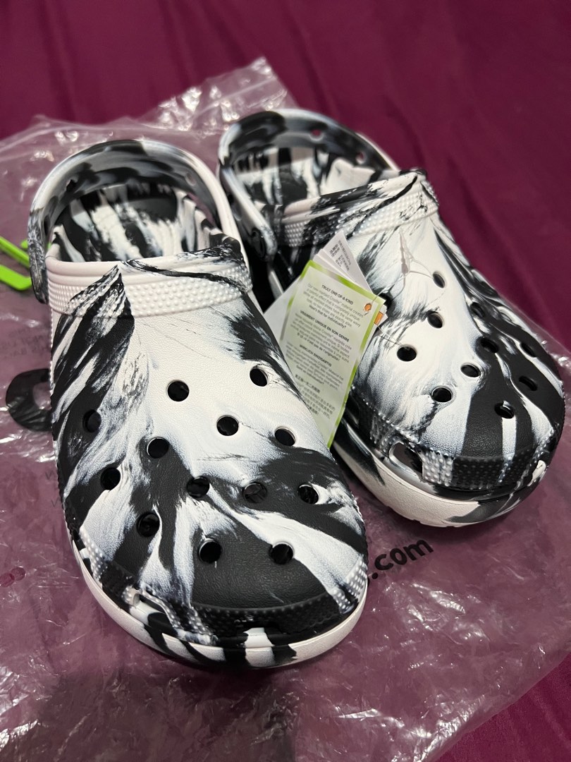 Authentic Crocs Classic Platform Marbled Clog, Women's Fashion, Footwear, Flats & Sandals on ...