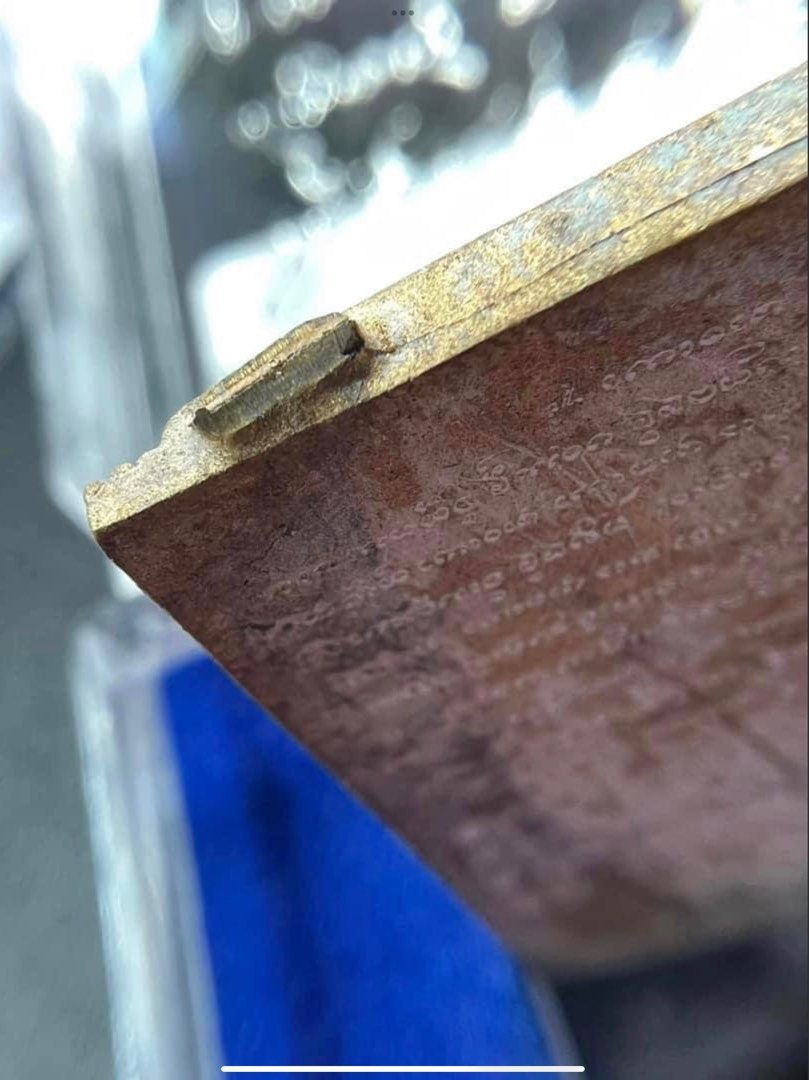 Authentic Phra Somdej Setthi 9 Nak Nur Rose Gold with Holy Powder Made ...