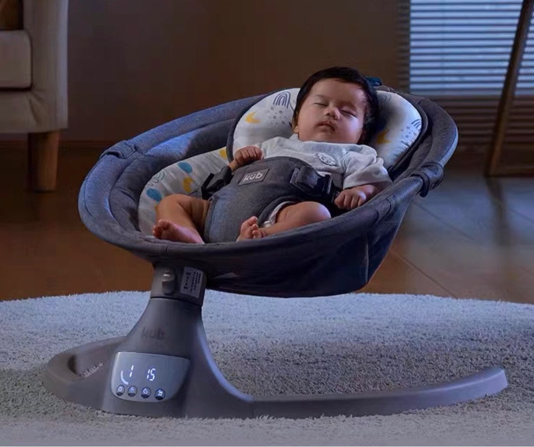 Kub Baby electronic rocker with Bluetooth music, Babies & Kids, Infant ...