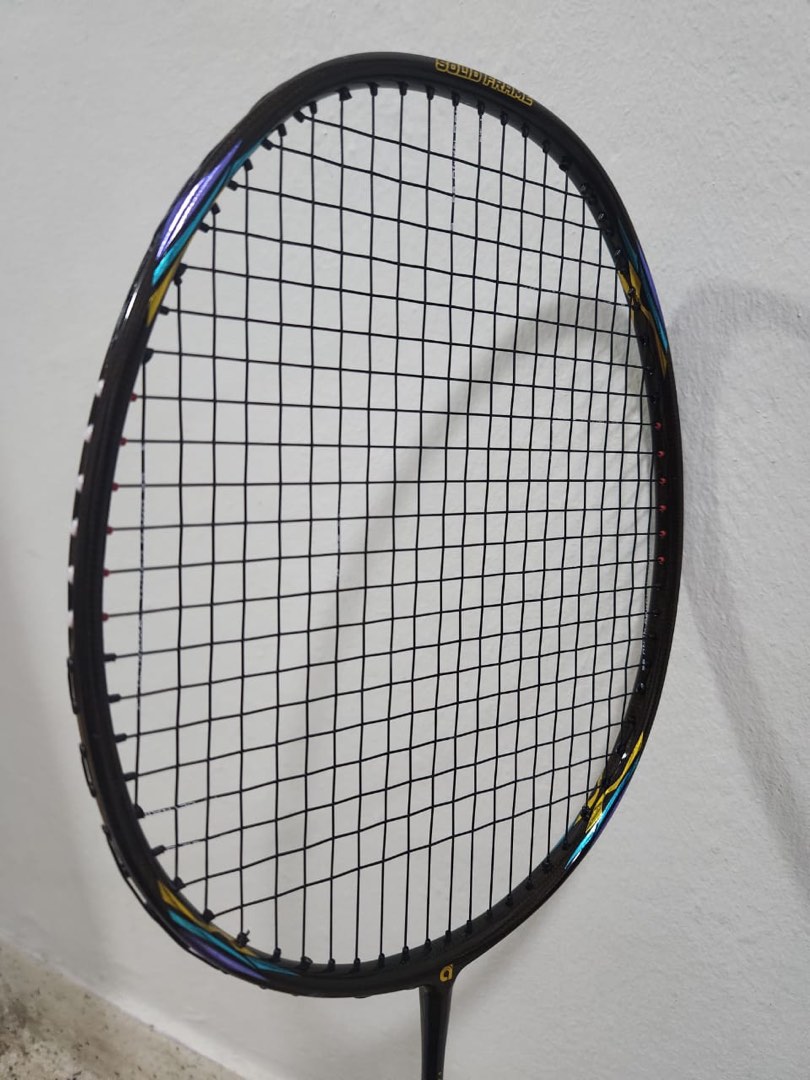 Badminton Racket: APACS WOVEN GOLD, Sports Equipment, Sports & Games ...
