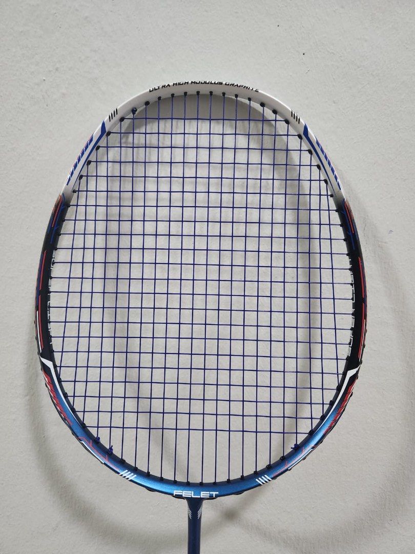 Badminton Racket: FELET WIN LIGHT W30 BLUE, Sports Equipment, Sports ...