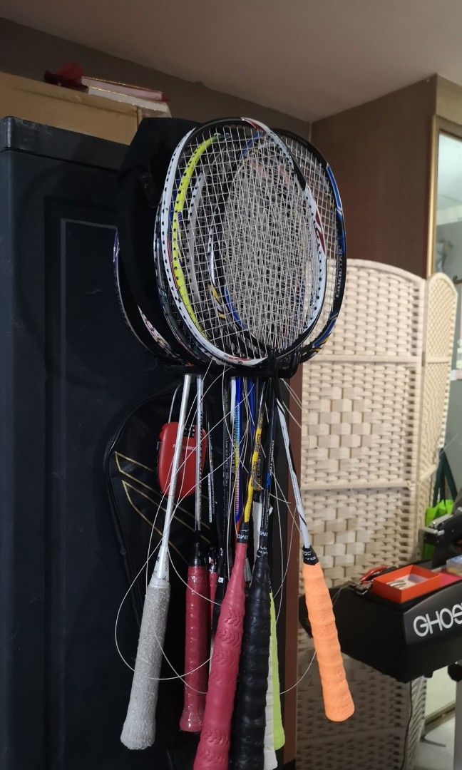 Badminton string digital pulley service. Yonex, Victor, Mizuno, Apacs ...