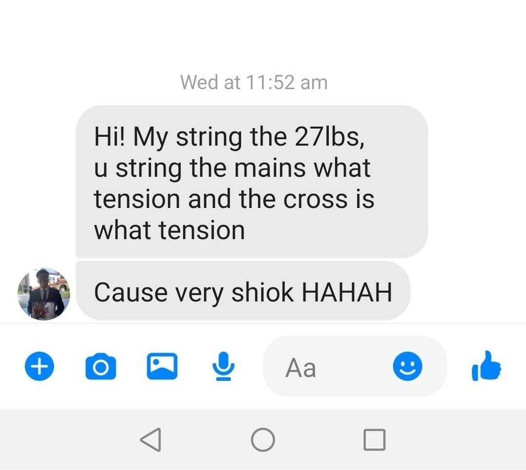 Badminton string digital pulley service. Yonex, Victor, Mizuno, Apacs ...