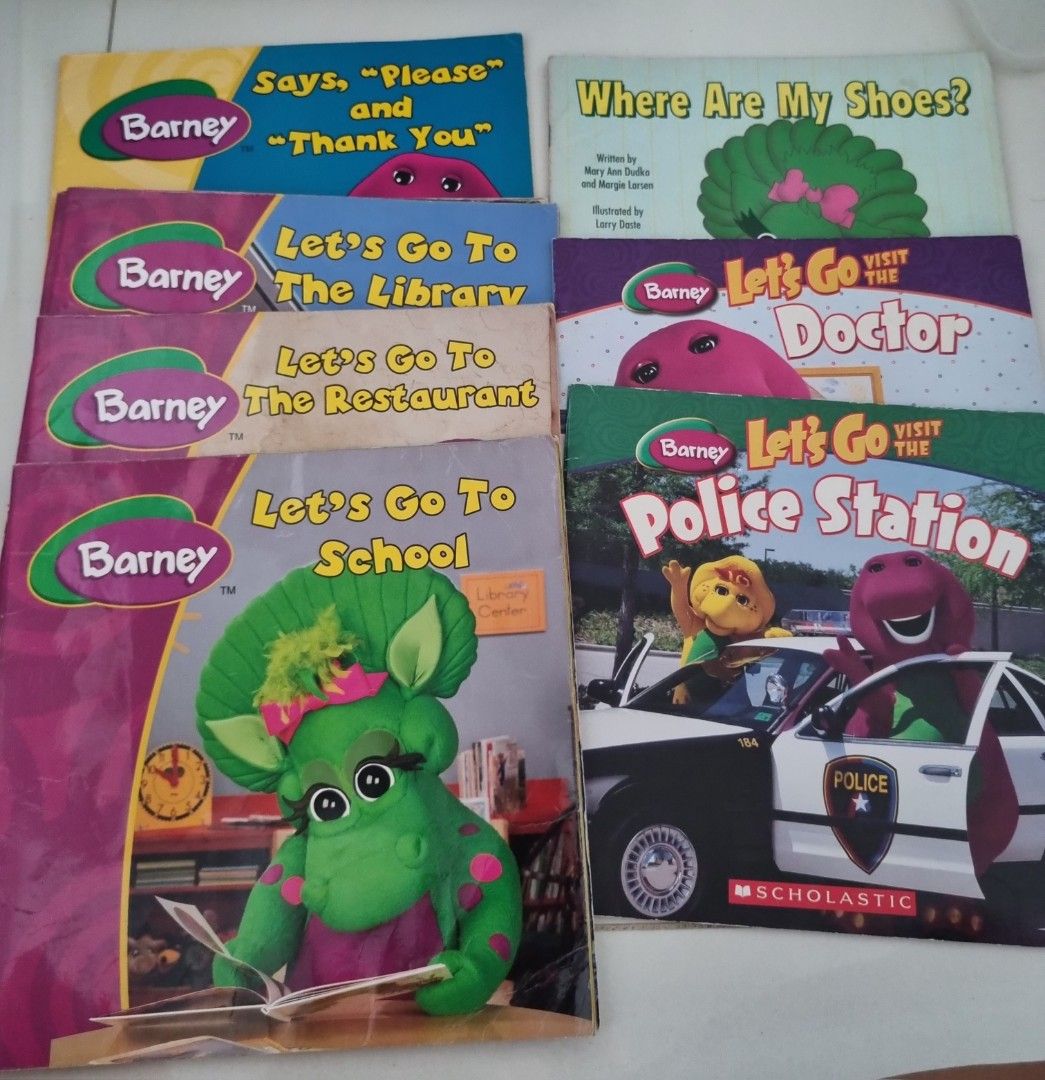 Barney storybooks, Hobbies & Toys, Books & Magazines, Children's Books ...