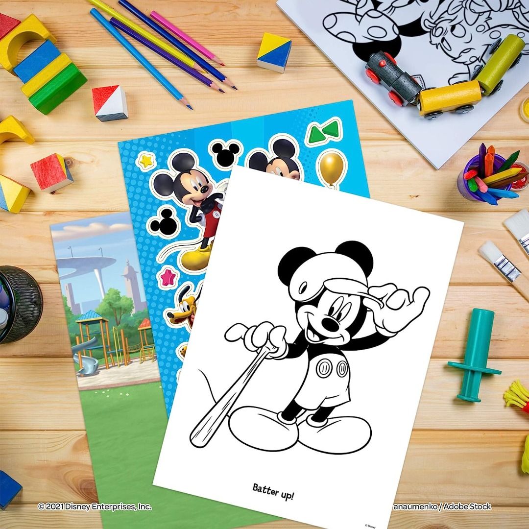Bendon Disney Mickey Mouse & Minnie Mouse 192-Page Coloring and ...