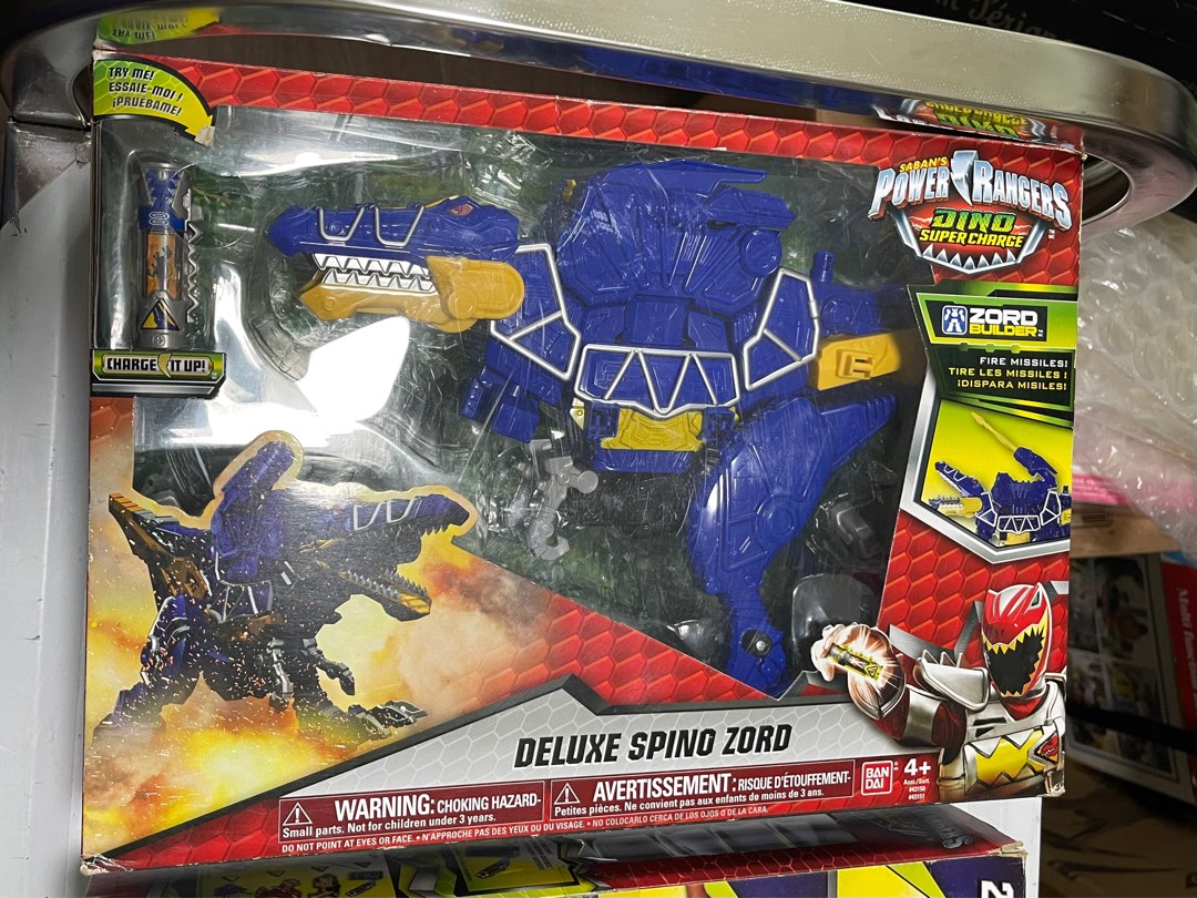 (BIB) Power Rangers Deluxe Spino Zord, Hobbies & Toys, Toys & Games on ...