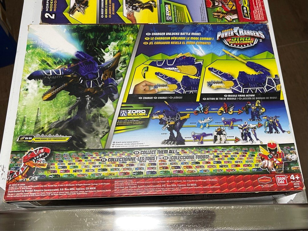 (BIB) Power Rangers Deluxe Spino Zord, Hobbies & Toys, Toys & Games on ...