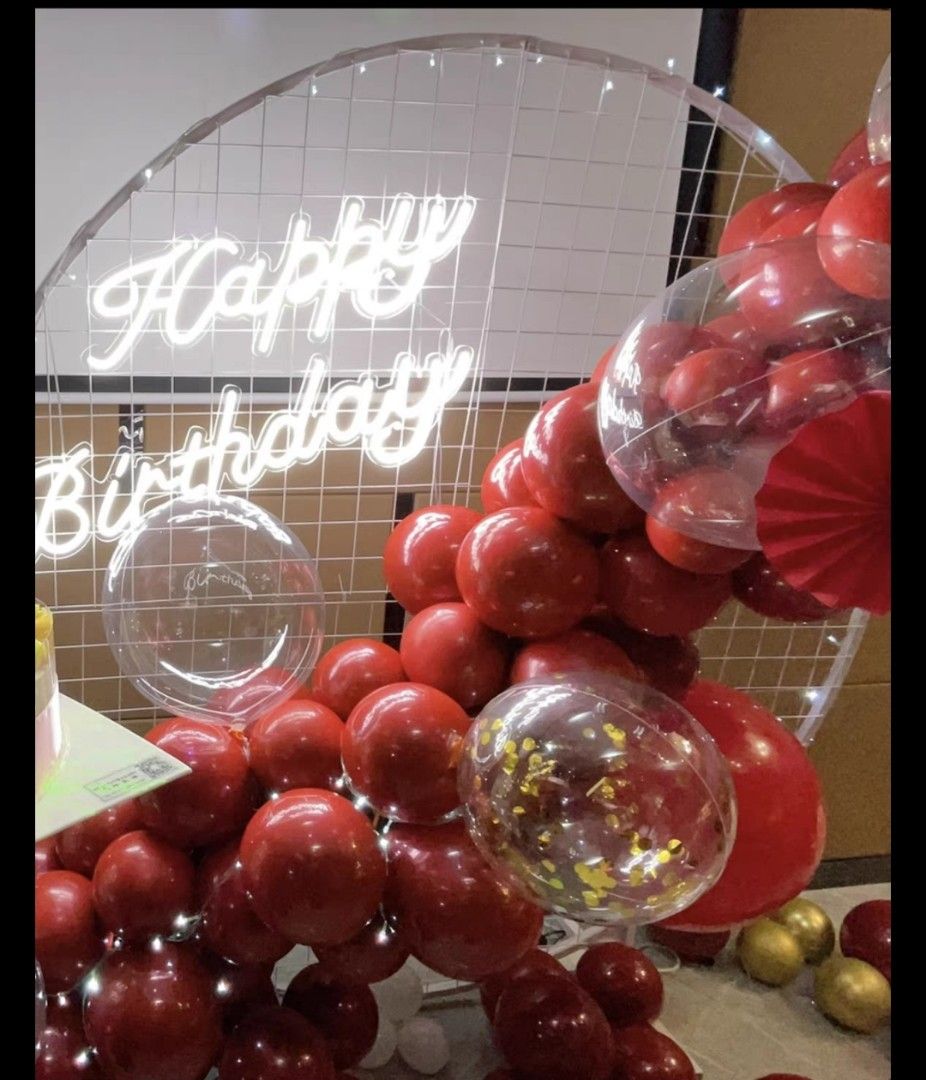 Birthday Deco setup surprise, Hobbies & Toys, Stationery & Craft ...