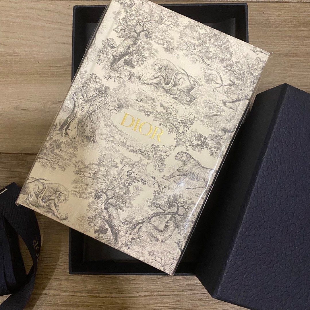 Brand New & Authentic Christian Dior Toile de Jouy Notebook in Grey ...