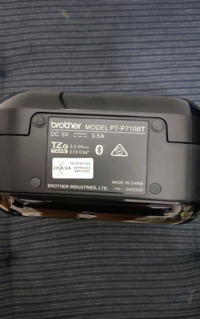 Brother ptp710bt label printer 標簽機 標籤打印機 label機, 電腦＆科技, 打印機及影印機 - Carousell