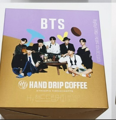 BTS Limited edition Hand drip coffee (Featuring Jung Kook), Food ...