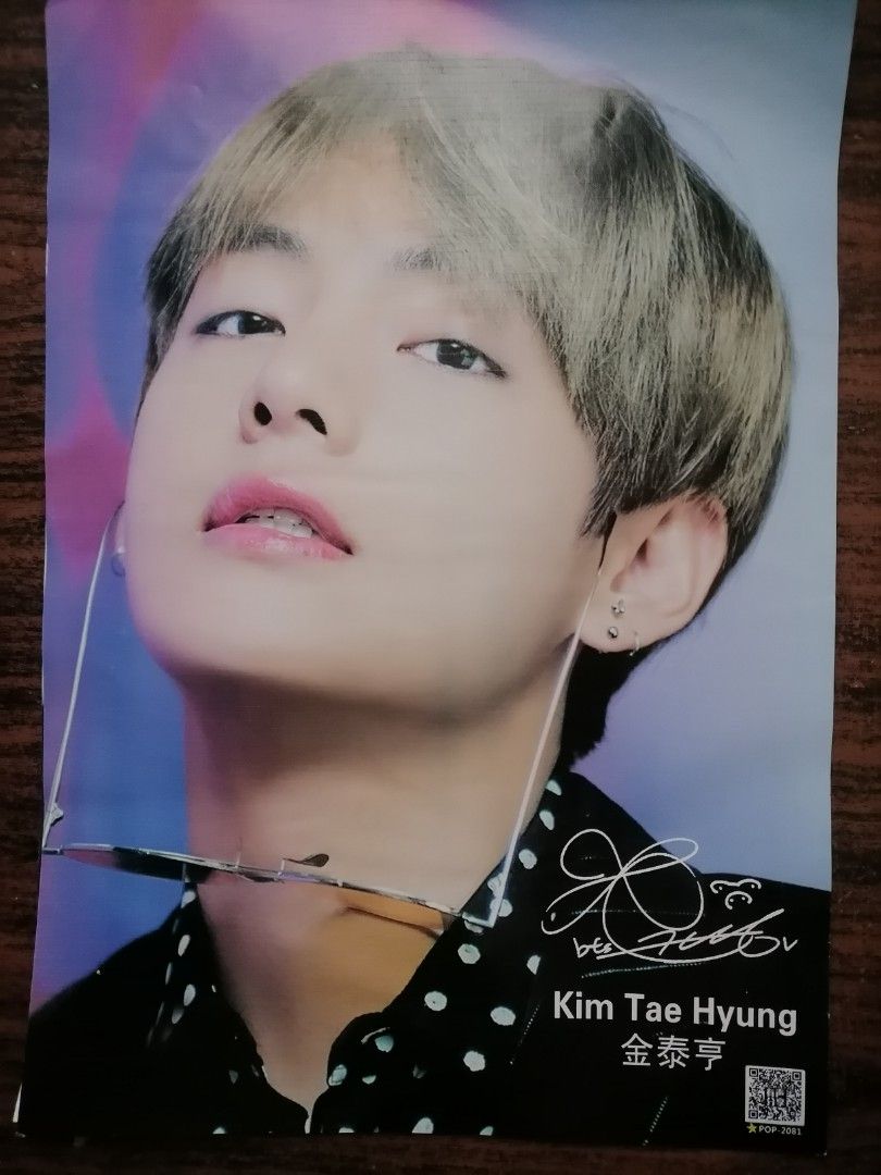 BTS V Kim Tae Hyung Portrait DNA & Spring Day Poster on Carousell