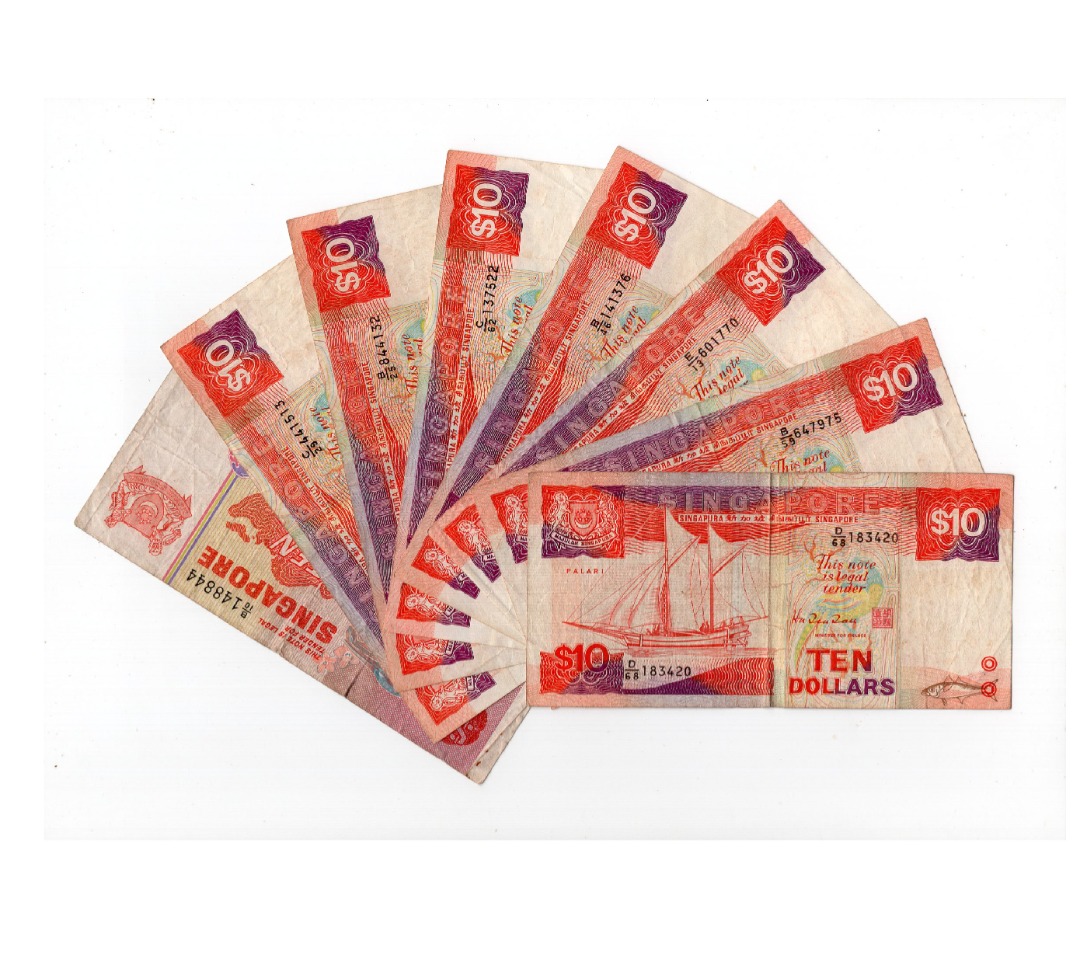 BUDGET CORNER LOT 45 : Singapore $10 Banknotes, Hobbies & Toys ...