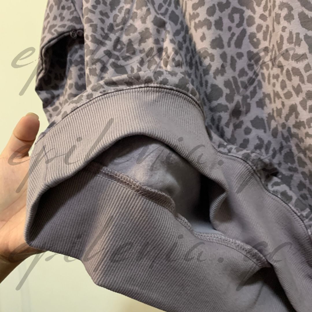 Buffalo David Bitton Purple Iris Leopard Pullover Hoodie, Women's Fashion, Coats, Jackets and ...