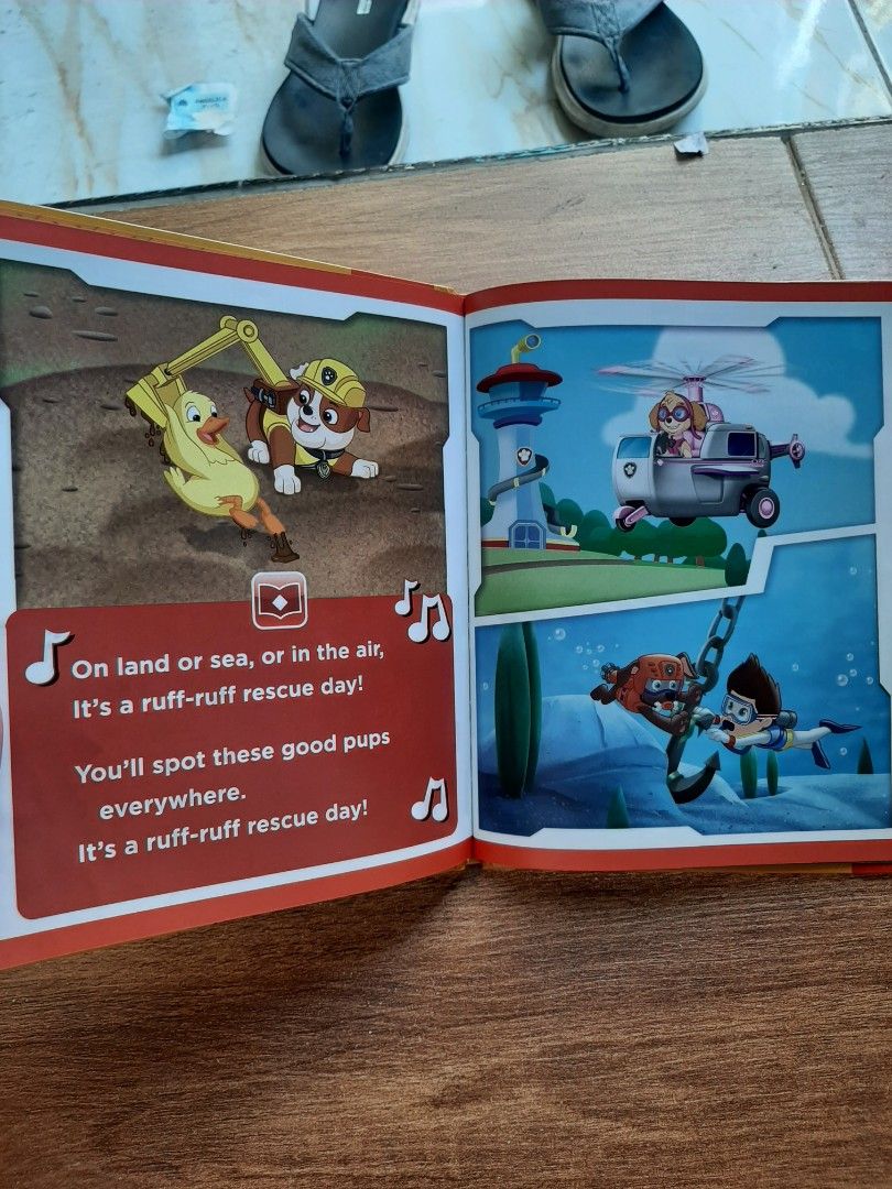 Buku paw patrol ruff ruff rescue day, Buku & Alat Tulis, Buku Anak-Anak ...