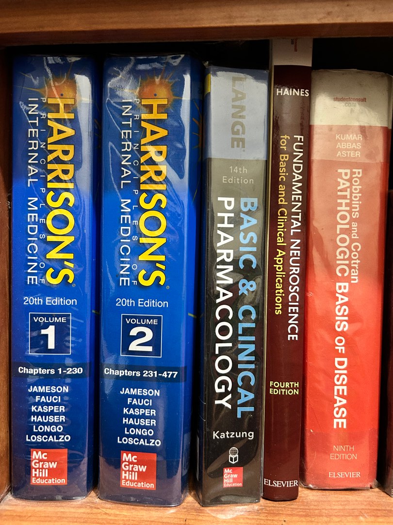 [BUNDLE] Medical Textbooks (Harrison + Robbins + Katzung + Haines ...
