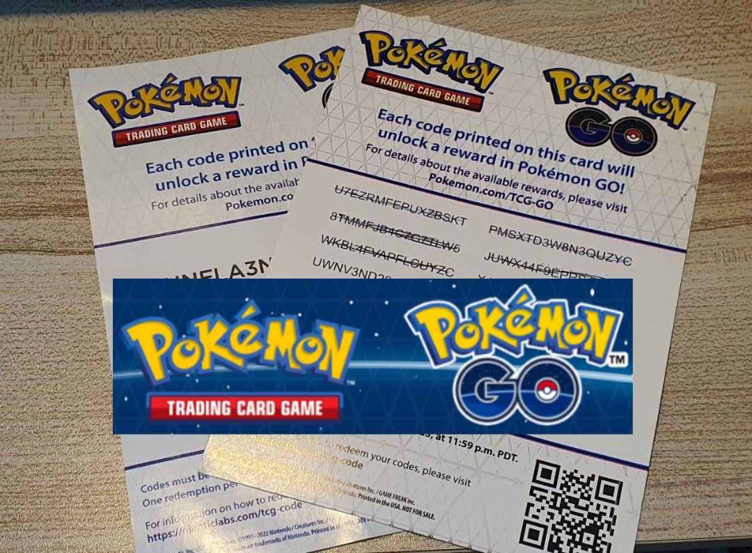 [Buy 1 get 1 FREE] PTCG x Pokemon Go Codes, Video Gaming, Gaming ...