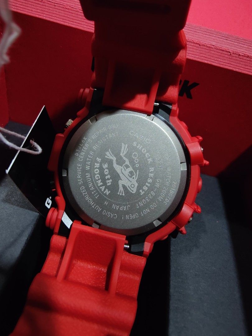 Casio G-Shock Frogman 30th anniversary GW-8230NT-4 RED 100% ORIGINAL ...