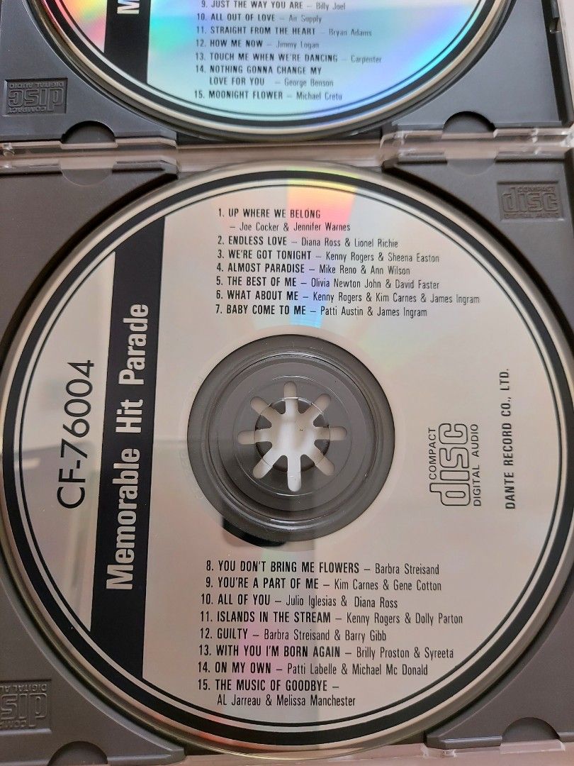 (Reserved)CD Memorable Hits Parade - Vol.1 to Vol.4, Hobbies & Toys ...