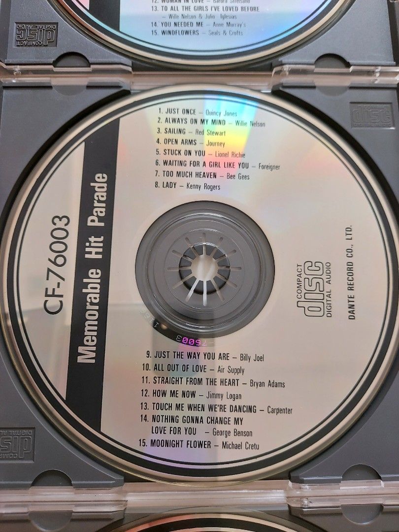 (Reserved)CD Memorable Hits Parade - Vol.1 to Vol.4, Hobbies & Toys ...