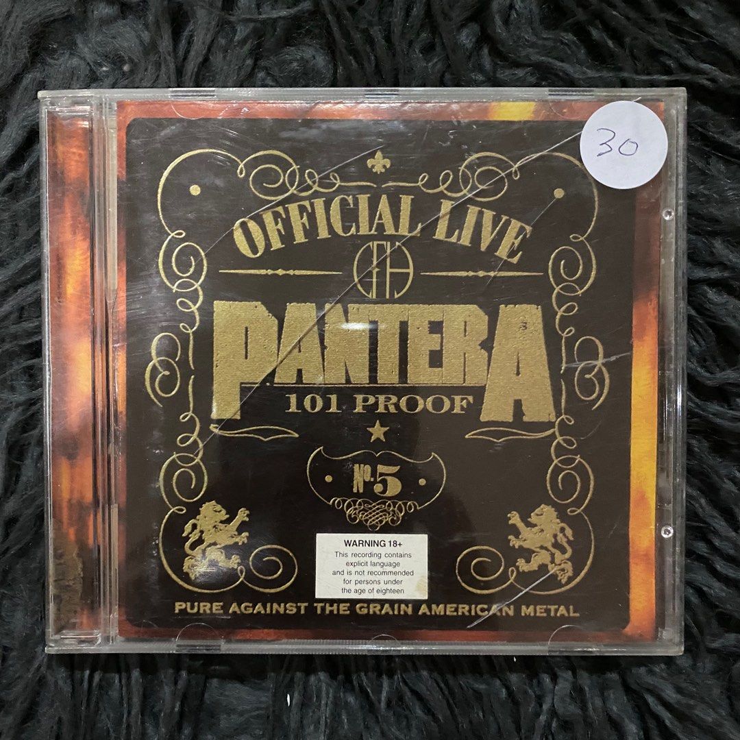 pantera 101 proof dvd