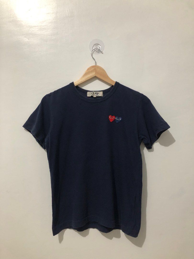 CDG PLAY DOUBLE HEART LOGO on Carousell