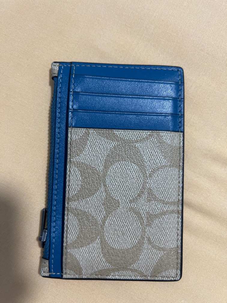 Coach Card Holder, Men's Fashion, Watches & Accessories, Wallets & Card ...