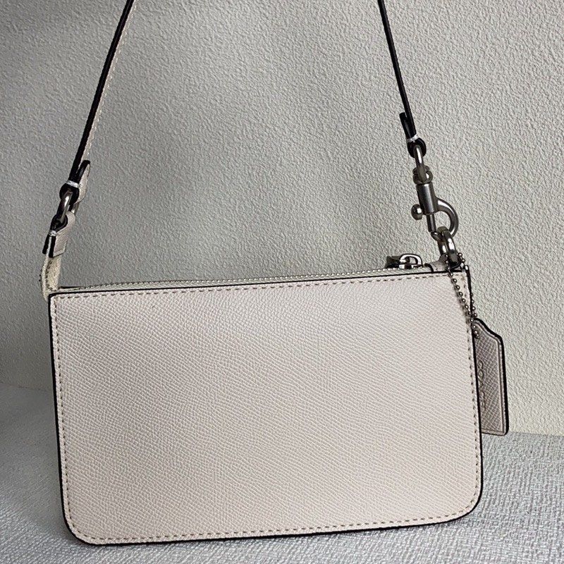 Coach Pouch Bag with Signature Canvas Detail, Women's Fashion, Bags ...