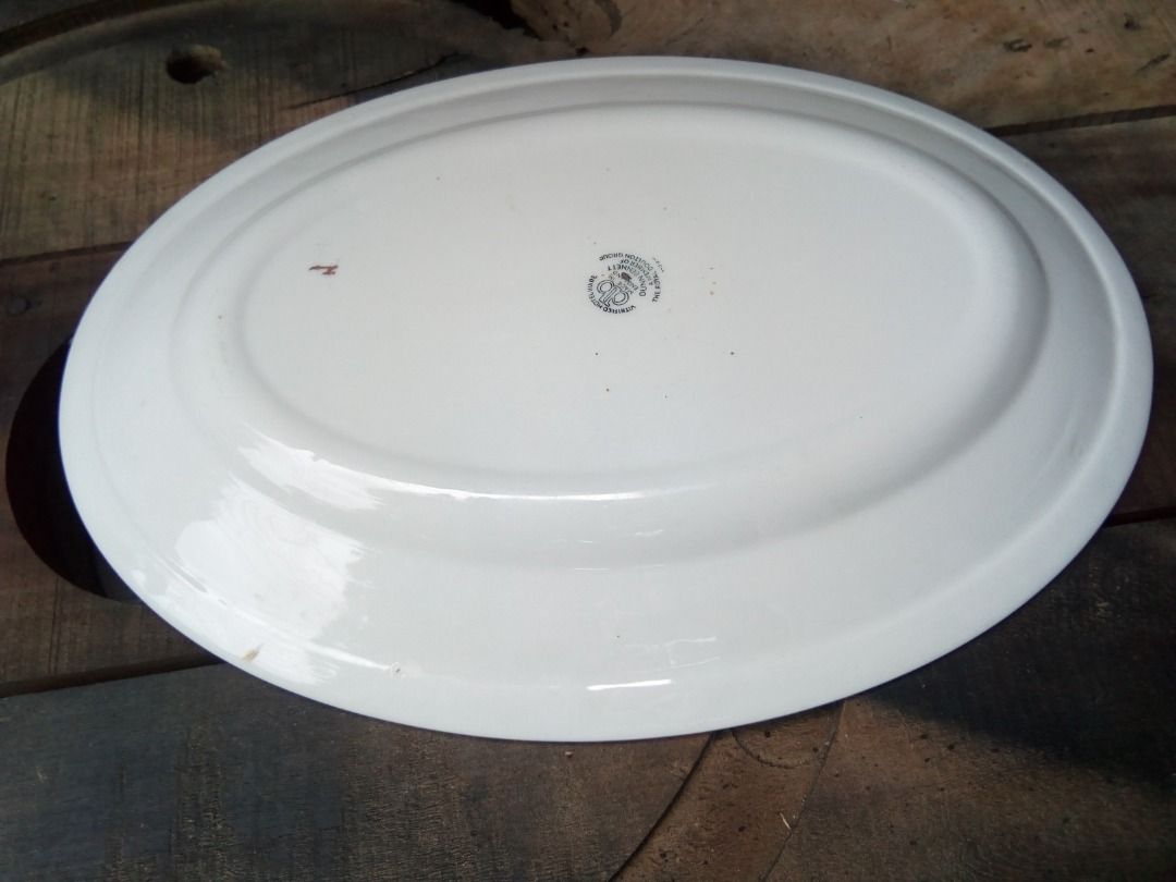 Collectible Vintage Dunn Bennett Oval Platters (A Member of Royale ...