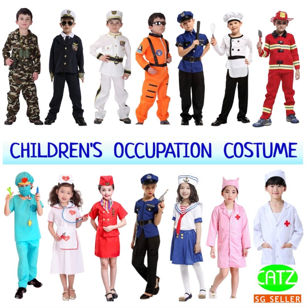 Costume Kid's Children's Party Costume School Occupational Costume ...
