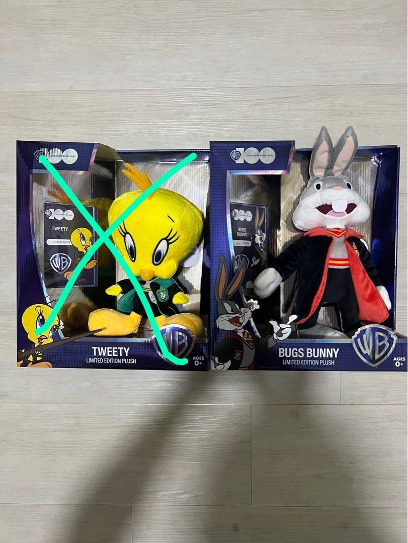 Cpcm Limited Edition Plush - Looney Tunes Tweety Bird in Slytherin robe ...