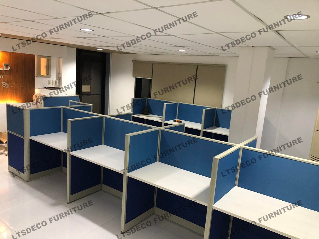CUBICLE FULL FABRIC FINISH OFFICE PARTITION on Carousell