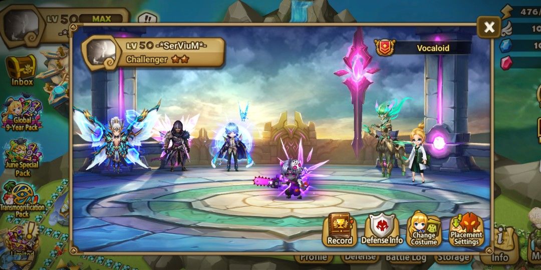 Dark Demon Summoners War LD, Video Gaming, Video Games, Others on Carousell