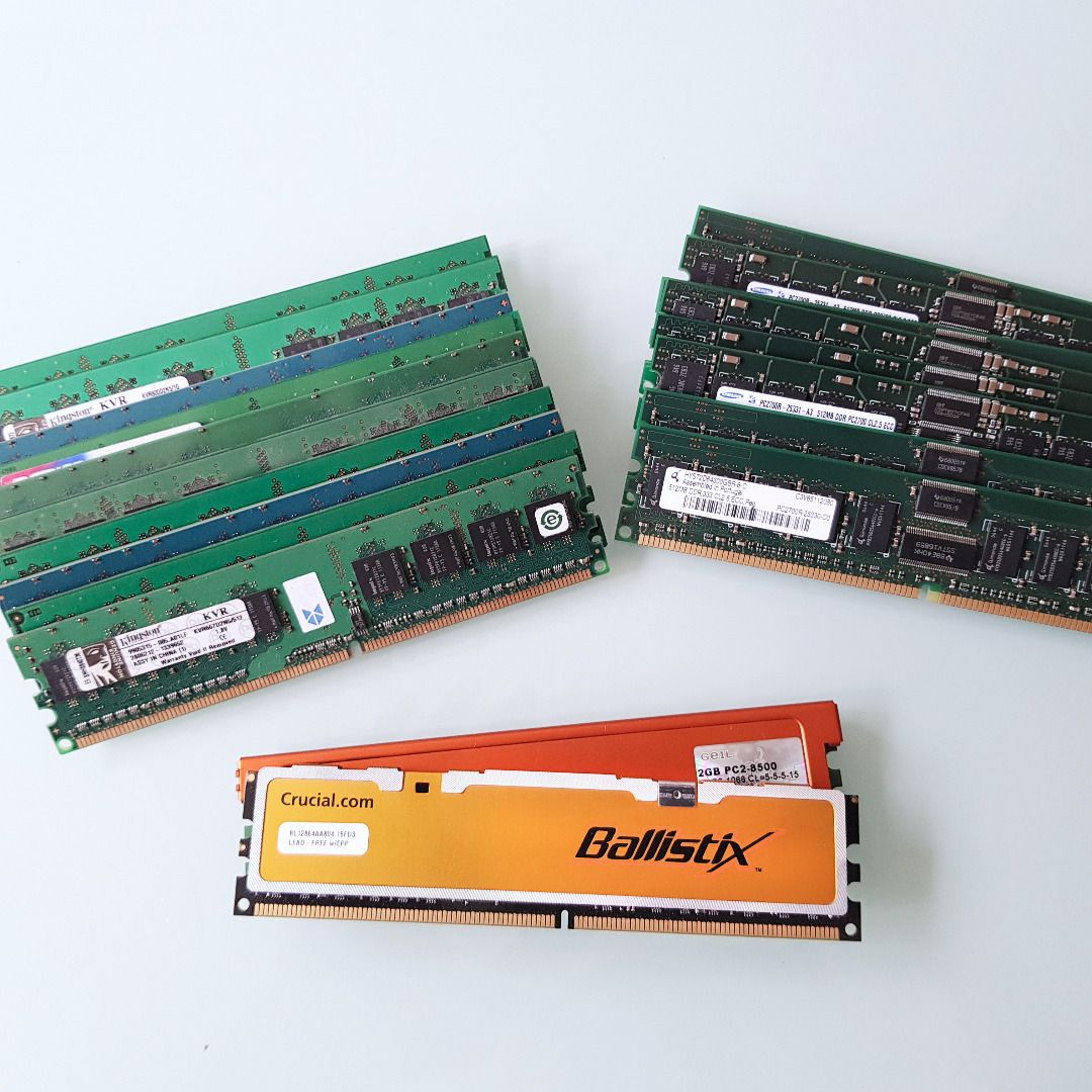 DDR2 RAM Various Types and Capacities, Computers & Tech, Parts ...