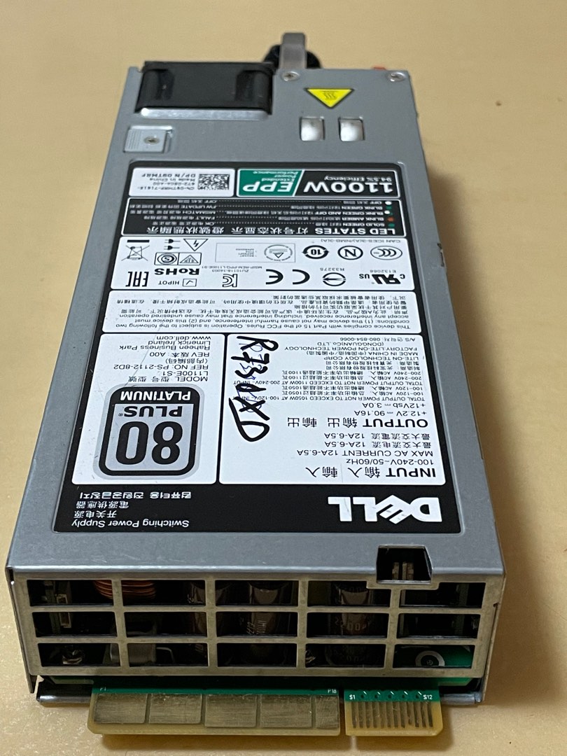 Dell Server PSU - 1100w, Computers & Tech, Parts & Accessories, Other ...