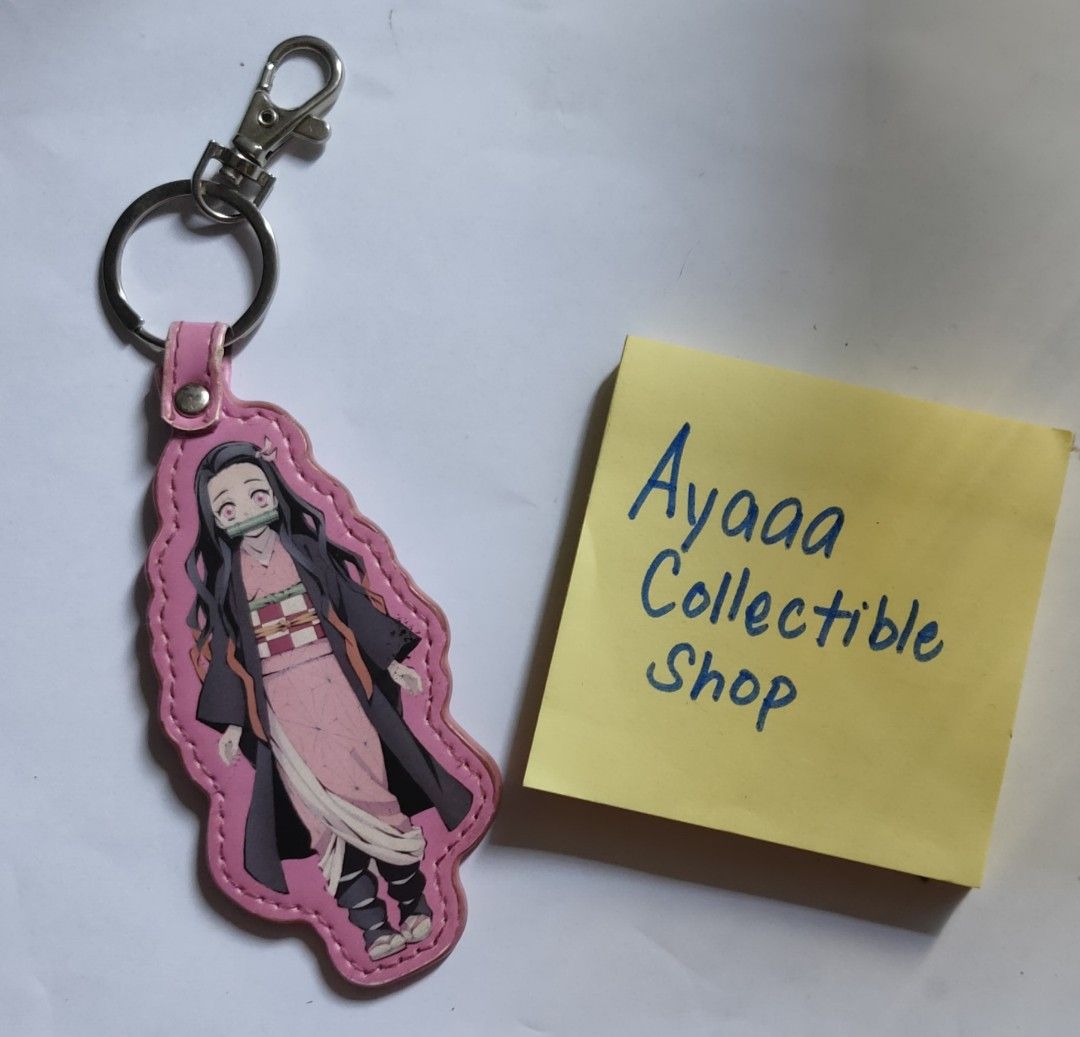 Demon Slayer Kamado Nezuko Keychain and Frame on Carousell