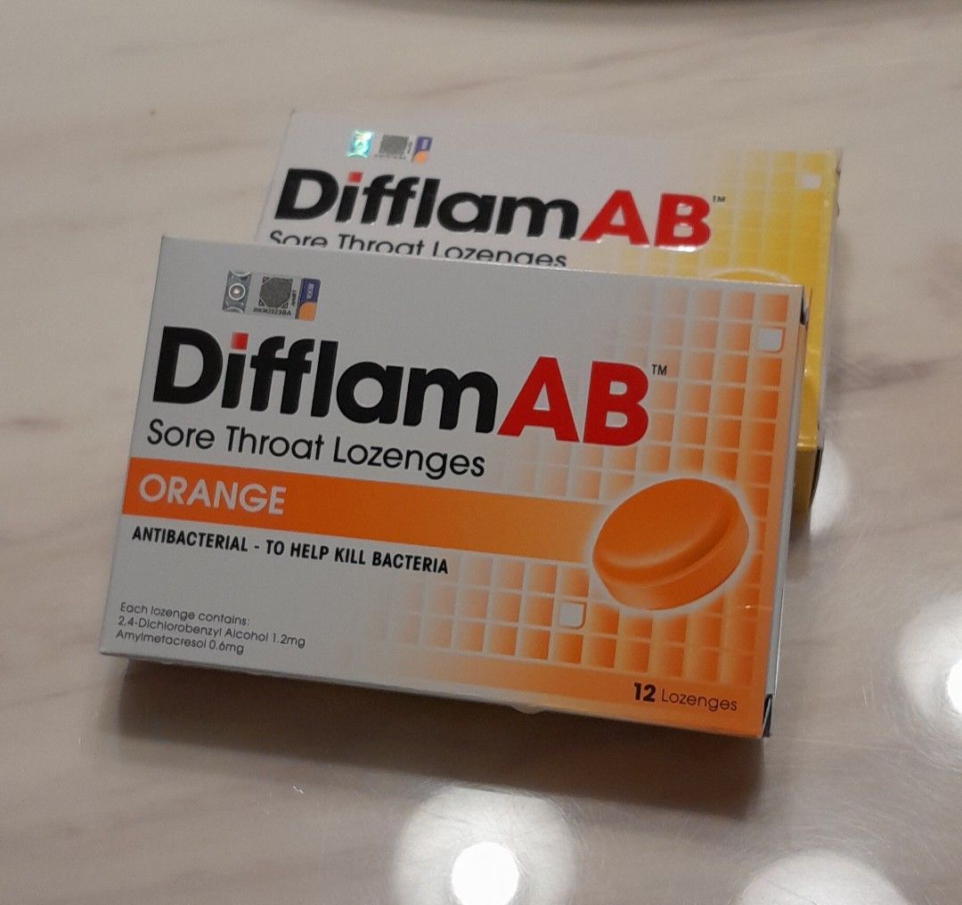 Difflam Lozenges, Health & Nutrition, Health Supplements, Vitamins ...