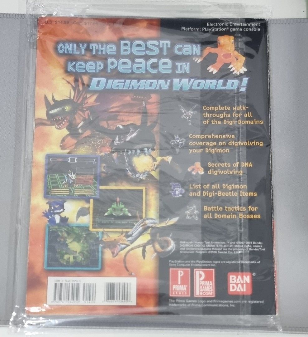 Digimon World 2 Guide Book (PS1) (2001), Hobbies & Toys, Memorabilia ...