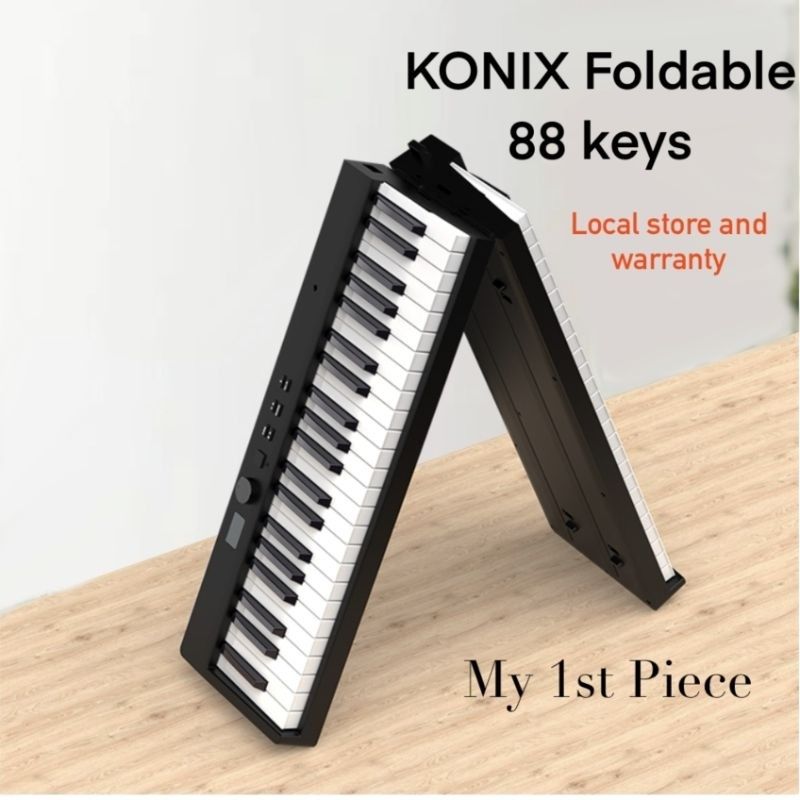 Digital Piano foldable piano KONIX PJ88C foldable piano, Hobbies ...