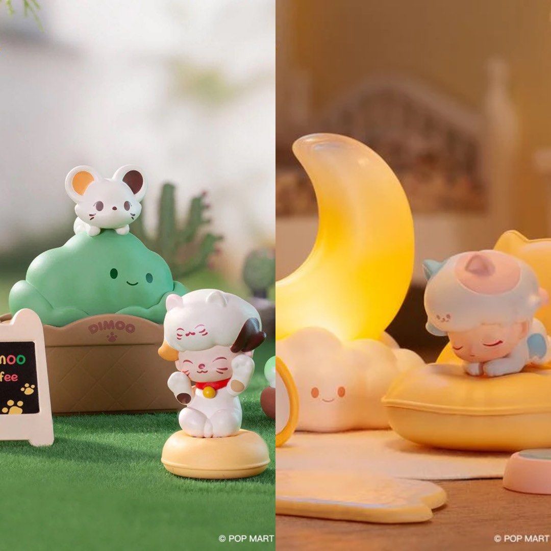 Dimoo Cat Paradise / Lucky / Sleepy / Bathing, Hobbies & Toys, Toys ...