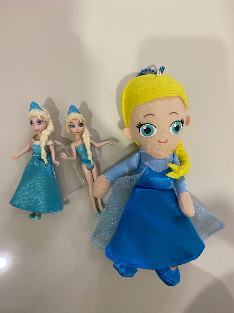 Disney Frozen Elsa Figures, Hobbies & Toys, Toys & Games on Carousell