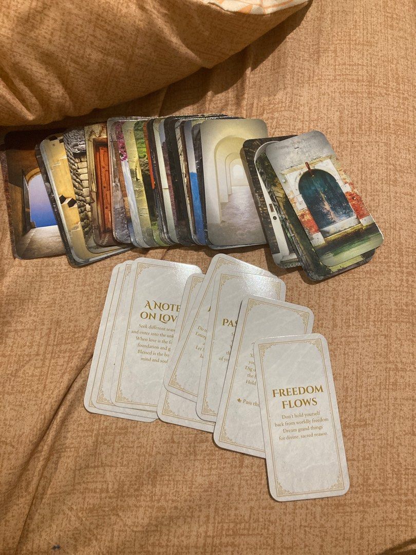 Divine doors oracle deck, Hobbies & Toys, Toys & Games on Carousell