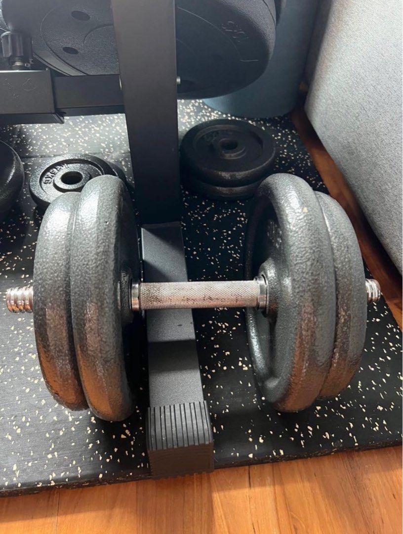 Dumbbell Set, Sports Equipment, Exercise & Fitness, Weights & Dumbbells ...
