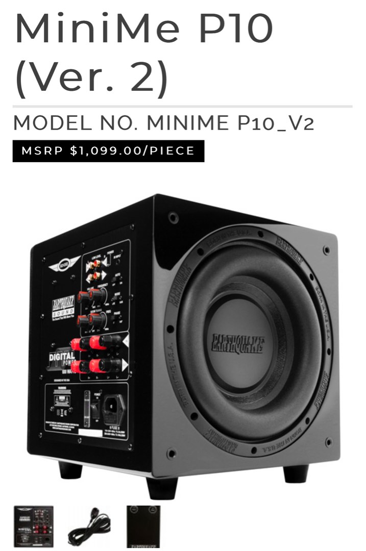 Earthquake MiniMe P10 V2, Audio, Soundbars, Speakers & Amplifiers on Carousell