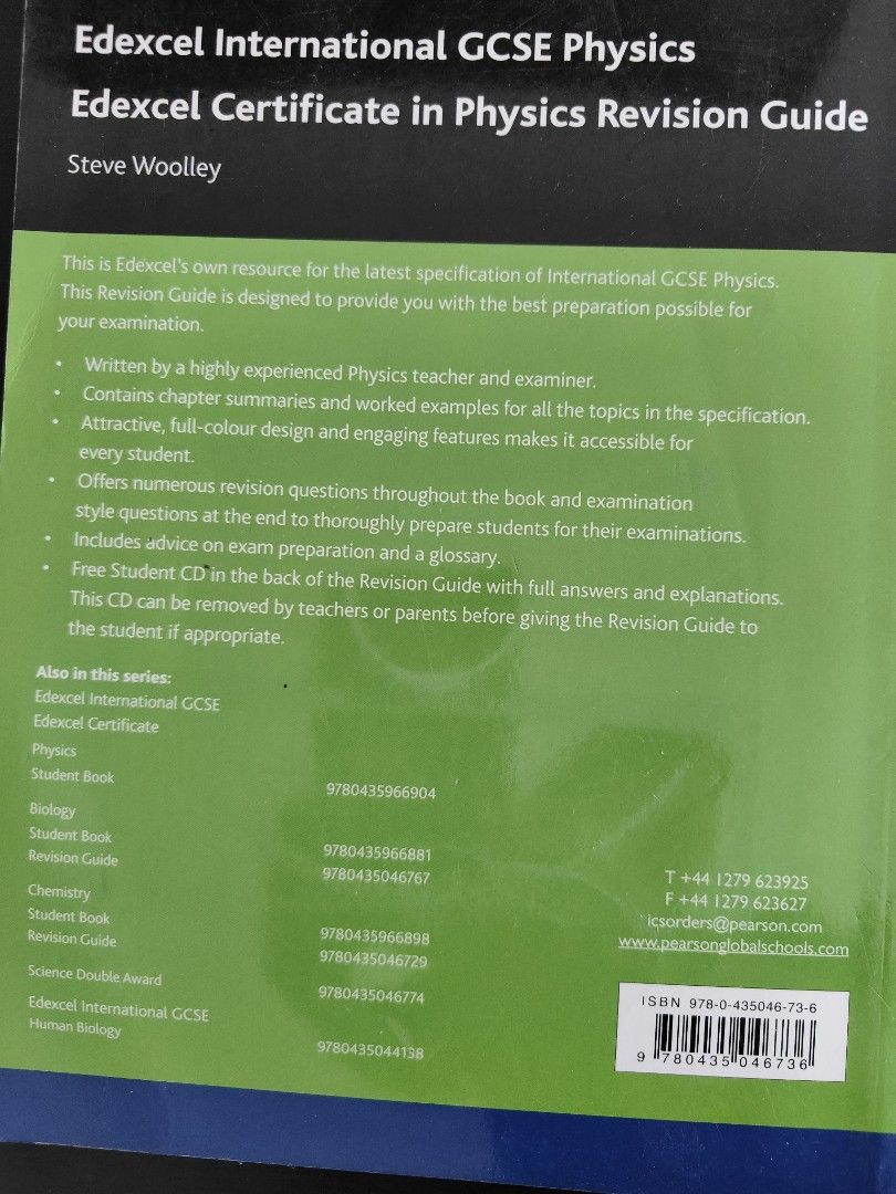 Edexcel International GCSE Physics Revision Guide, 興趣及遊戲, 書本 & 文具, 教科書 ...